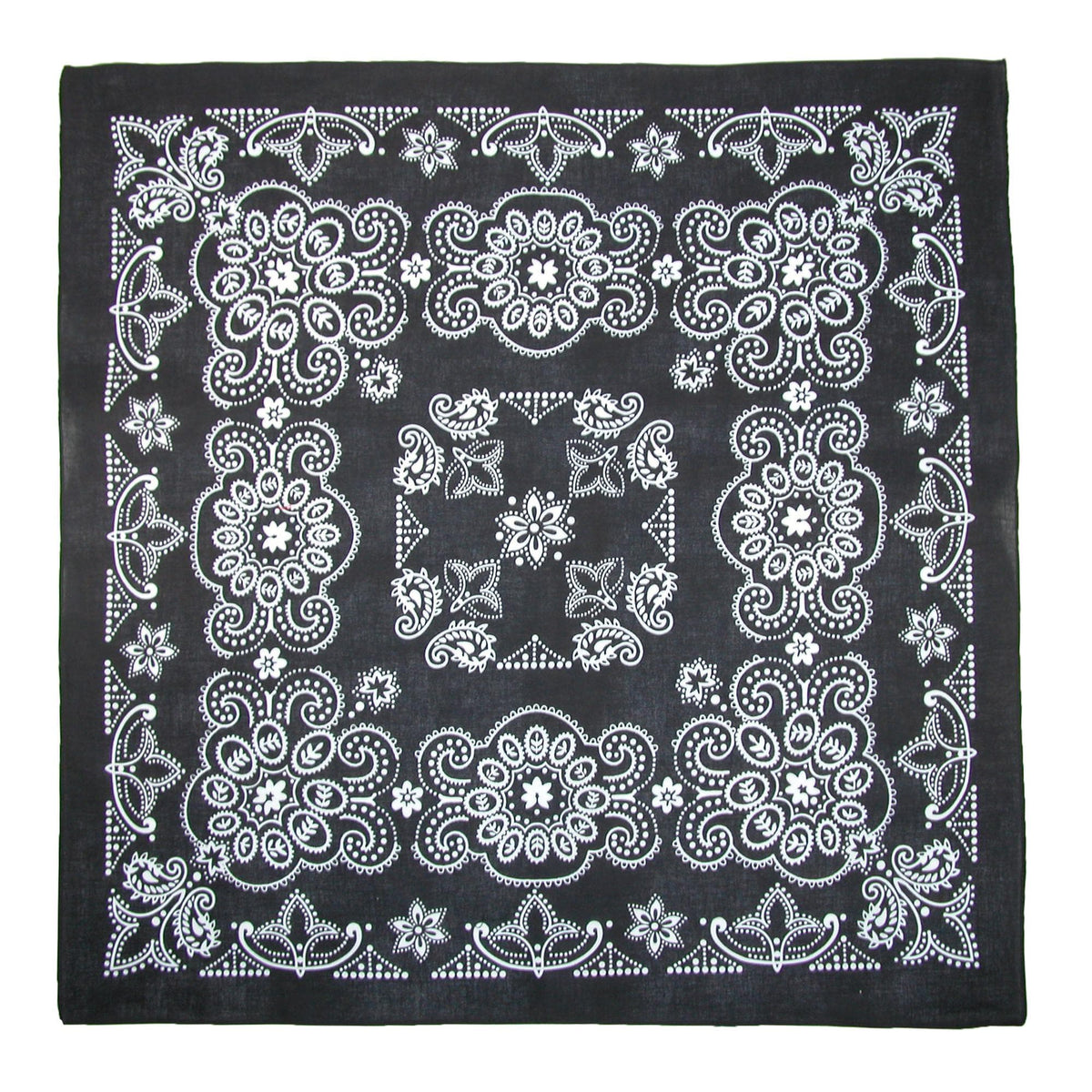 27 Inch Extra Large Cotton Paisley Bandana (Pack of 6) by CTM ...