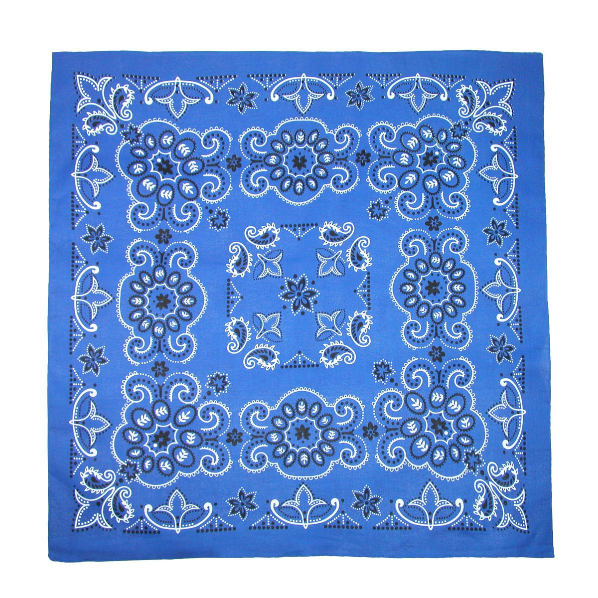 27 Inch Extra Large Cotton Paisley Bandana (Pack of 6) by CTM ...