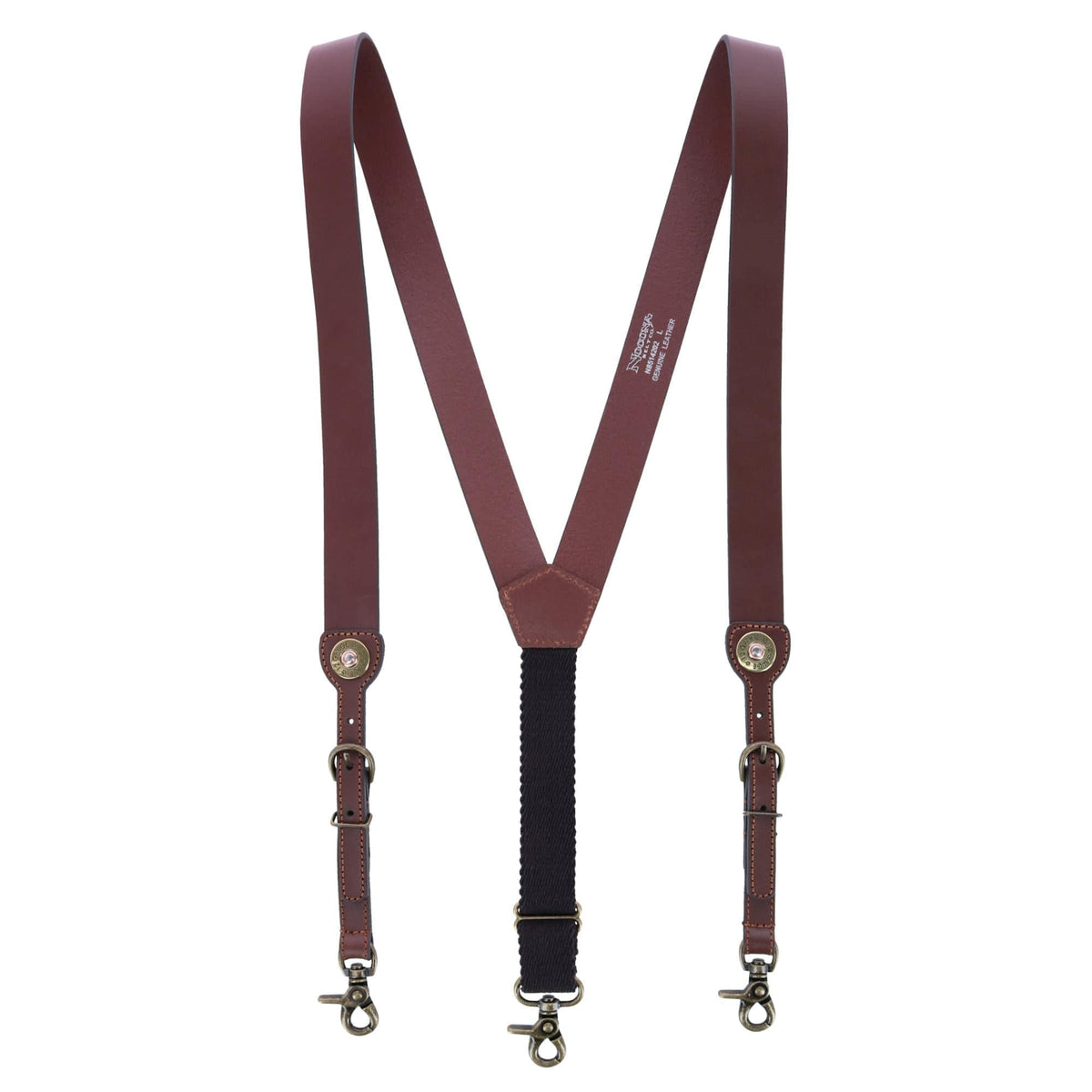Men's Leather Buckle Suspenders with Concho Details by Nocona Belt Co ...