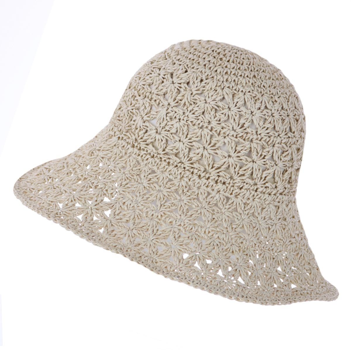 Women's Straw Braided Bucket Hat by CTM | Bucket Hats at BeltOutlet.com