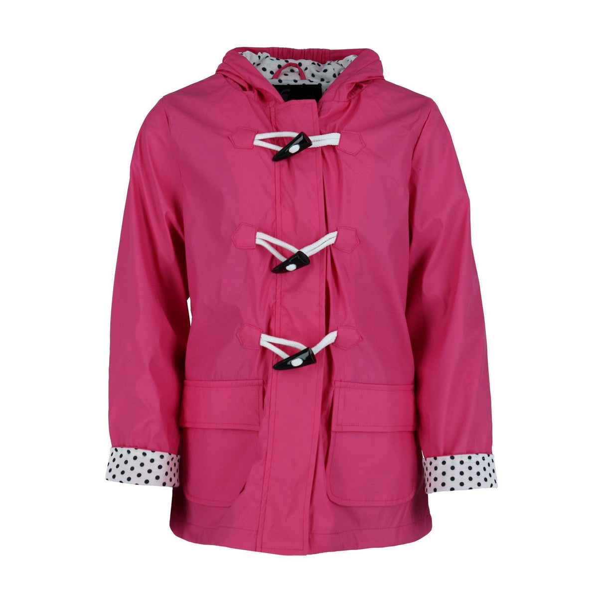 Kid's Hooded Rain Slicker Jacket with Toggle by I5 Apparel | Rain ...