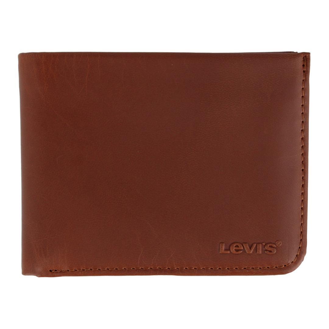 Men's Leather RFID Bifold Wallet with Bill Divider by Levis | Bifold ...