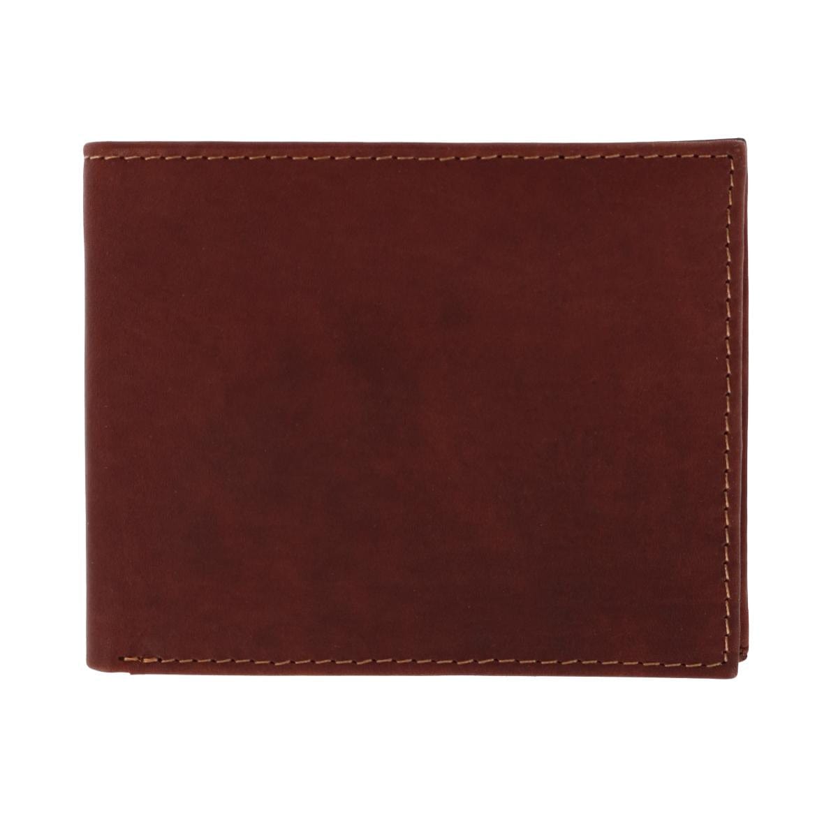 Men's Oil Pull Up Leather Slim Bifold Wallet by American Bison | Bifold ...