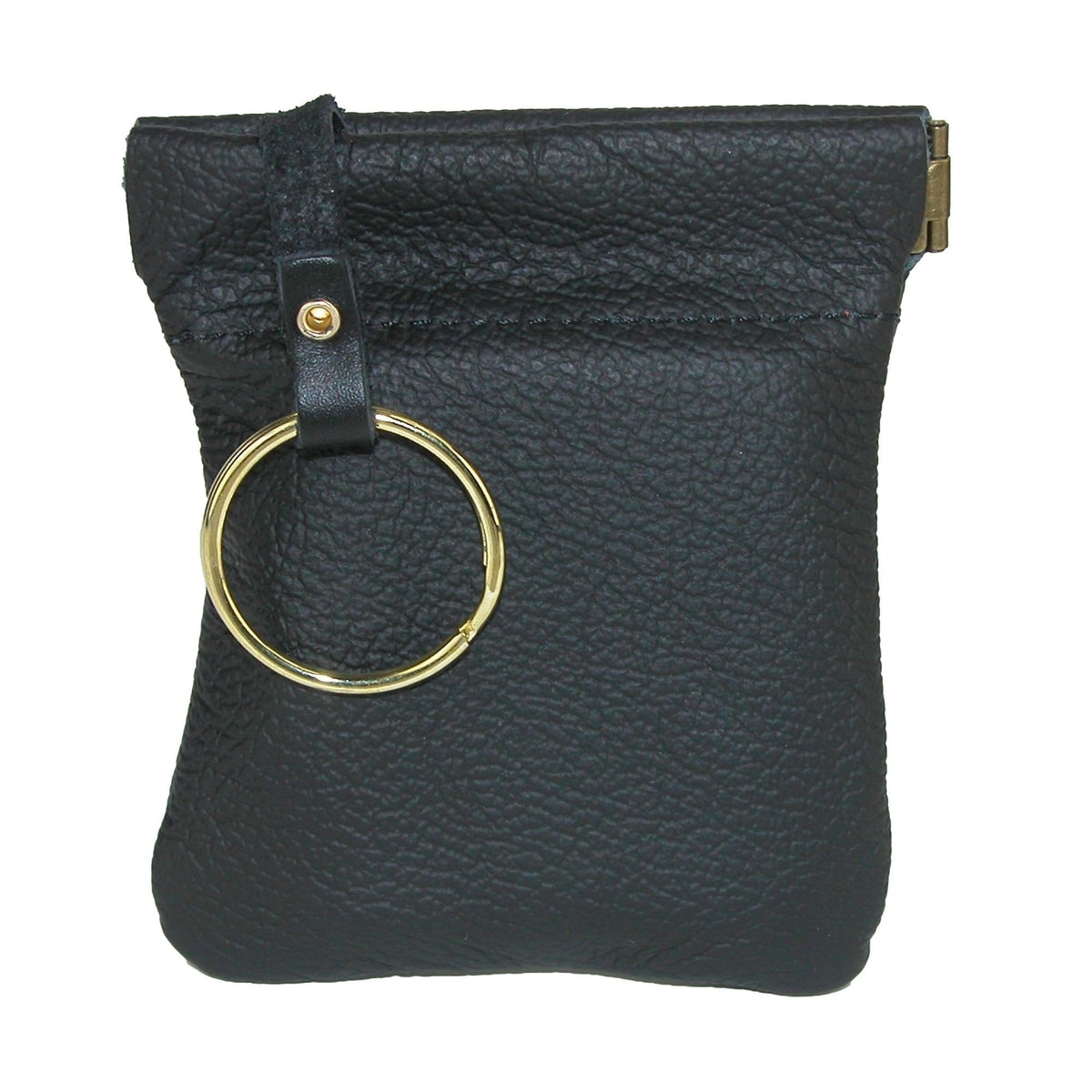 Men's Leather Key Case Coin Pouch Wallet by CTM | Coin Pouches at ...