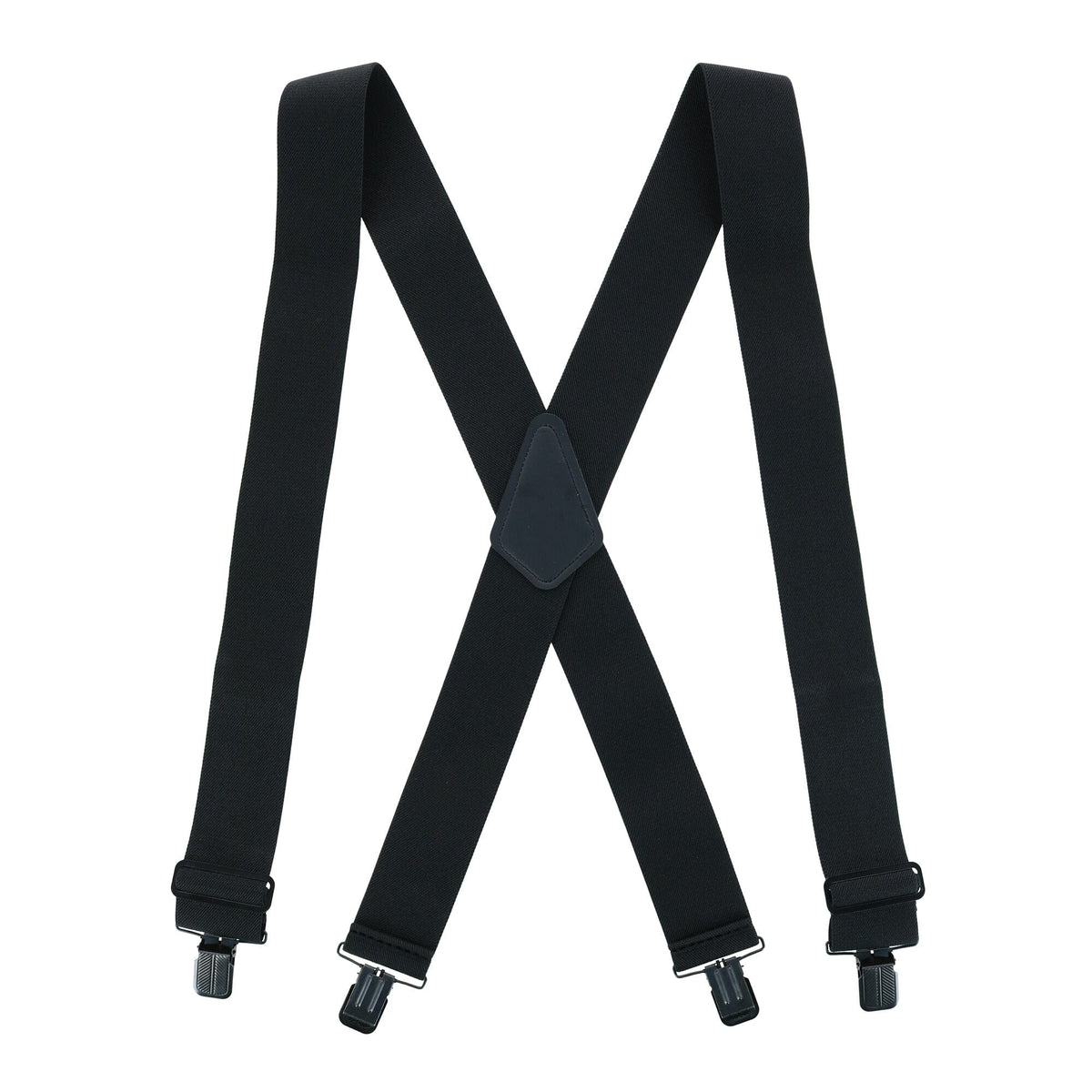 Men's Big & Tall Solid Color X-Back Clip-End Suspenders by Perry ...