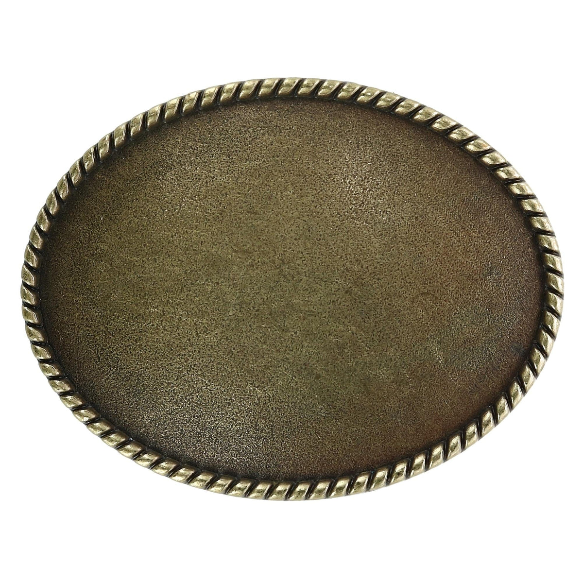 Blank Oval Belt Buckle with Edge Detail by CTM | Belt Buckles at ...
