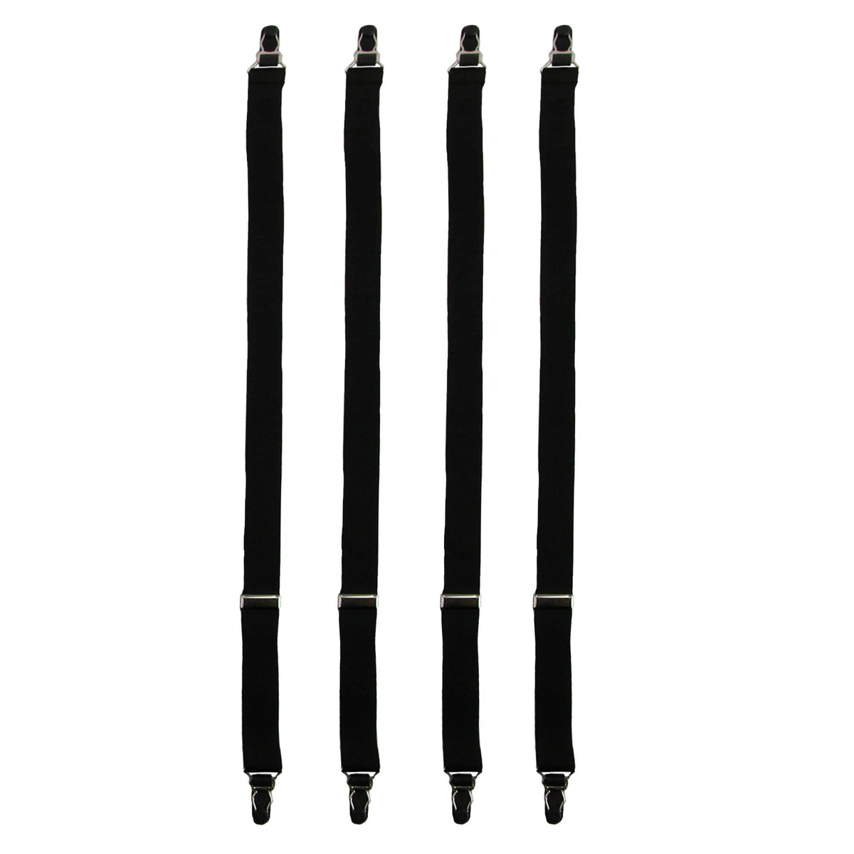 Men's Elastic 3/4 Inch Dress Straight Sock Garter Shirt Stays by CTM ...