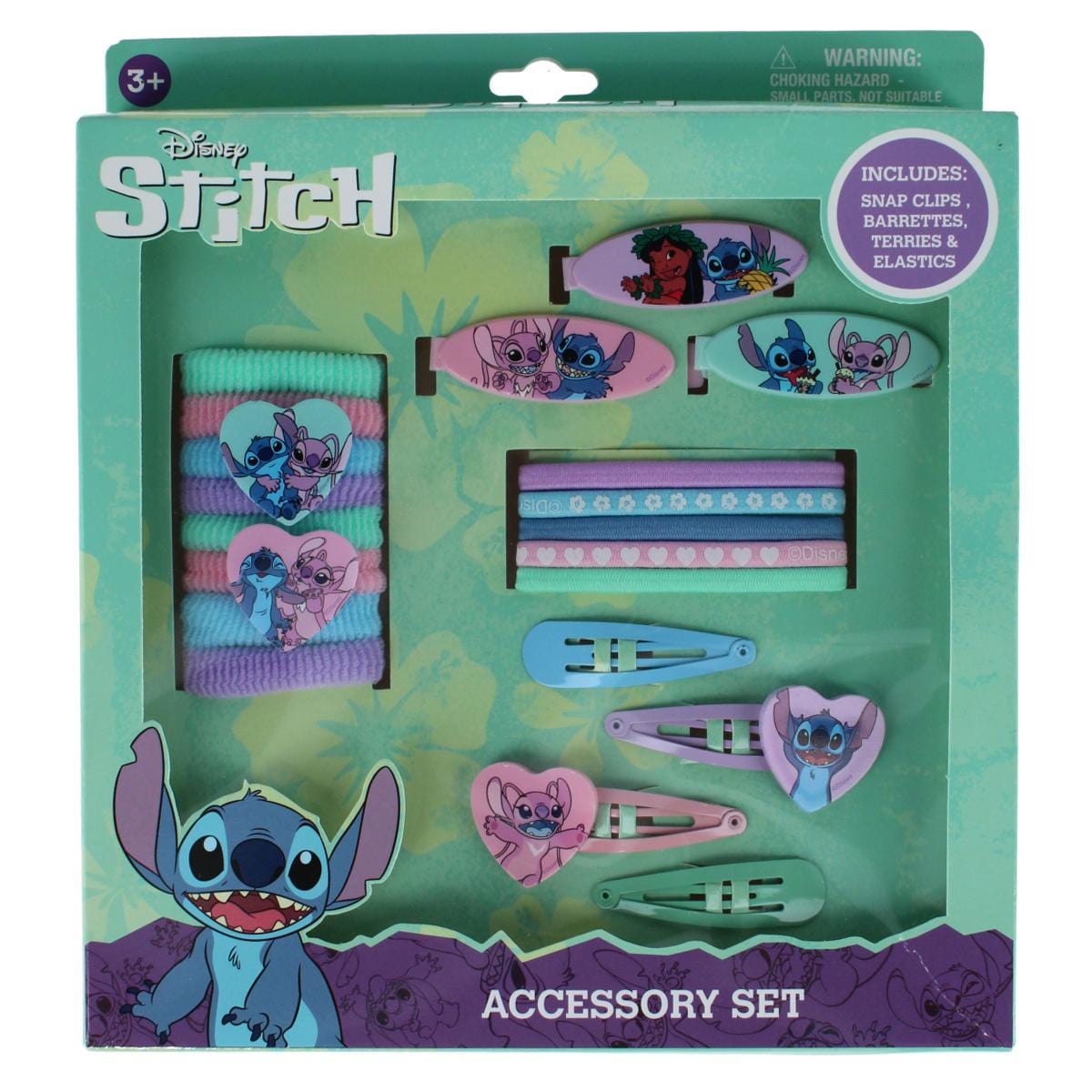 Kid's Lilo & Stitch 20 Piece Hair Accesory Set by U.P.D., INC | Hair ...