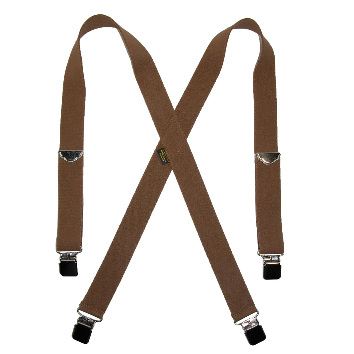 Men's Big & Tall Elastic Button End Double Face Suspenders by Welch ...