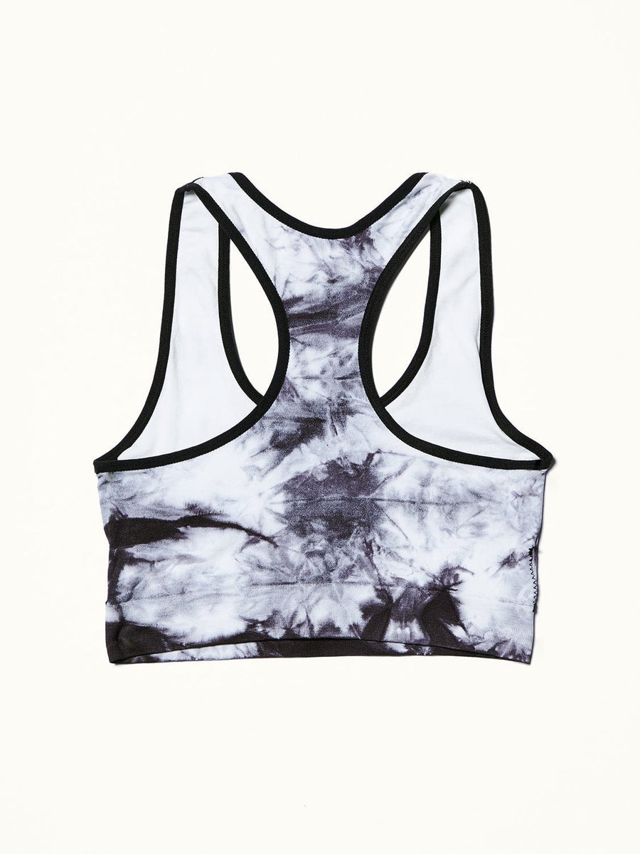 ALAMAE Women's Dani Tie-Dye Bra in Black